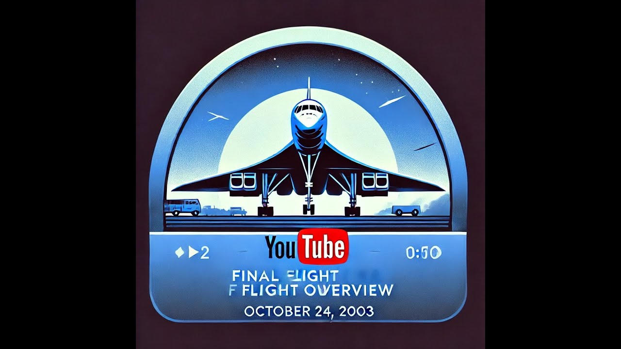 Concorde's Final Flight Overview – October 24, 2003 - YouTube
