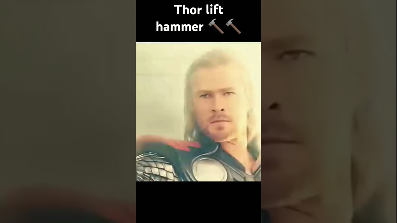 Thor lift hammer 🔨🔨 #power of thor hammer 🔨🔨 #shorts - YouTube
