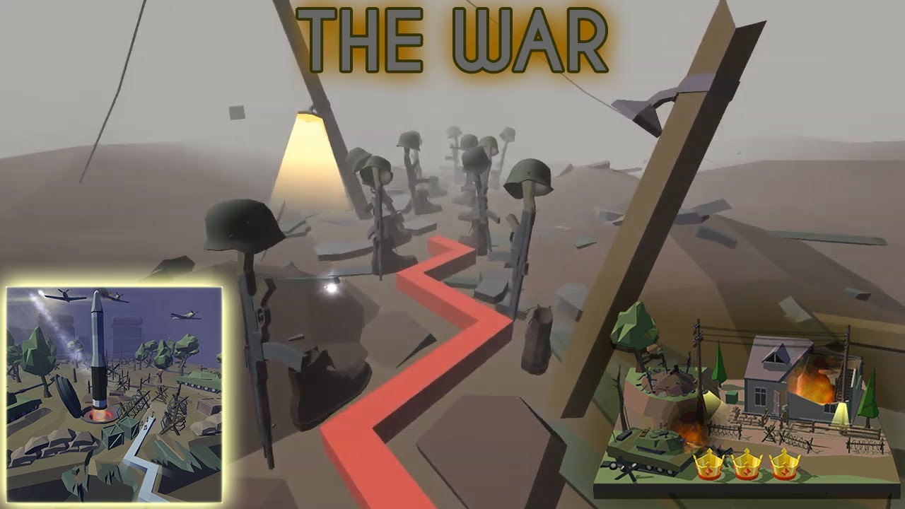 Dancing Line - The War: 3/3 Crowns + 10/10 Gems - YouTube