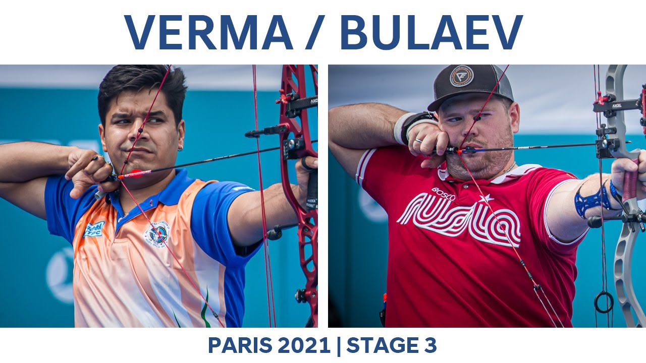 Abhishek Verma v Anton Bulaev – compound men semifinal | Paris 2021 Hyundai Archery World Cup S3 ...
