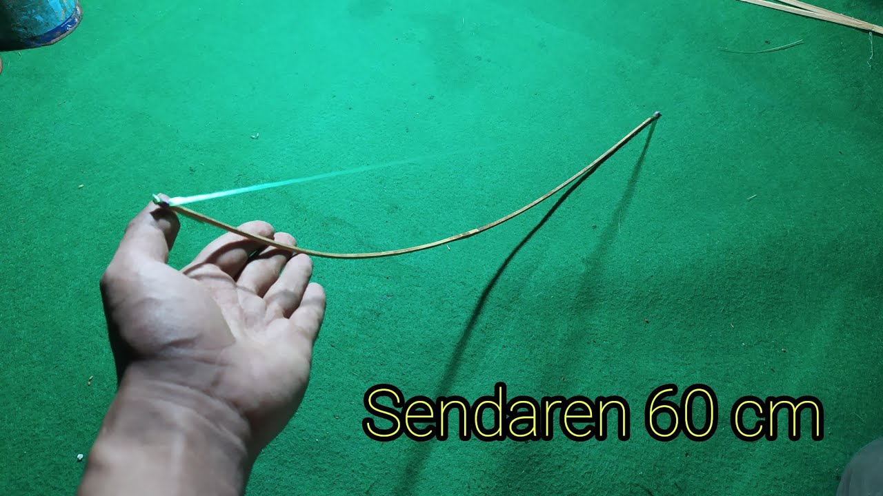 membuat sendaren layangan mini - YouTube