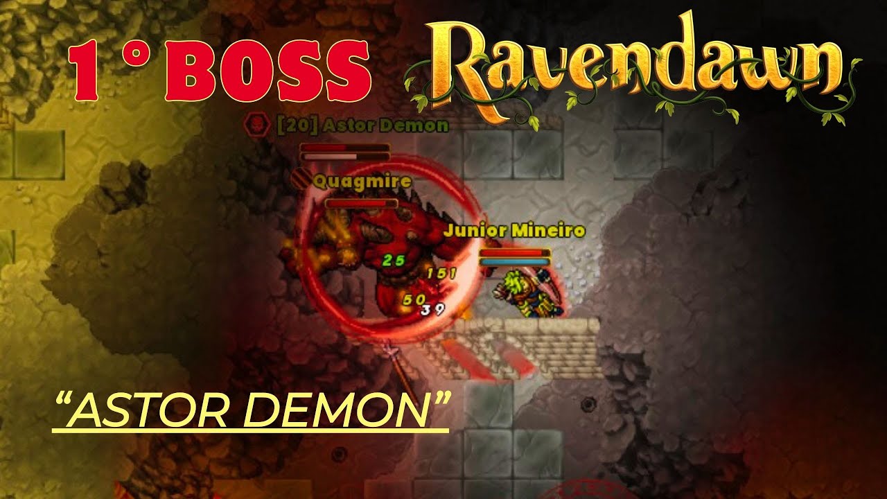 Primeiro Boss Ravendawn " Astor Demon #ravendawn #mmorpg - YouTube