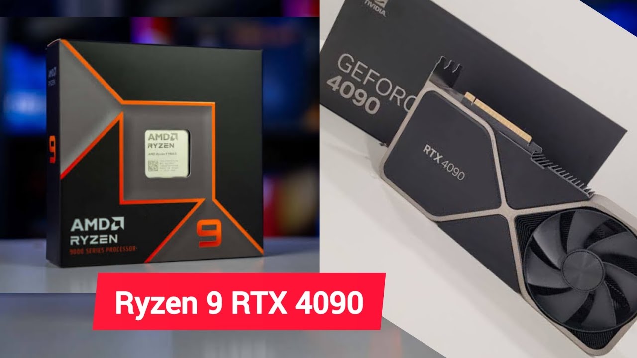AMD Ryzen 9 9950X with Nvidia GeForce RTX 4090 24GB OC pc build ...
