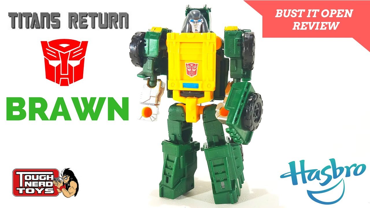 Transformers Titans Return Brawn BUST IT OPEN REVIEW! - YouTube