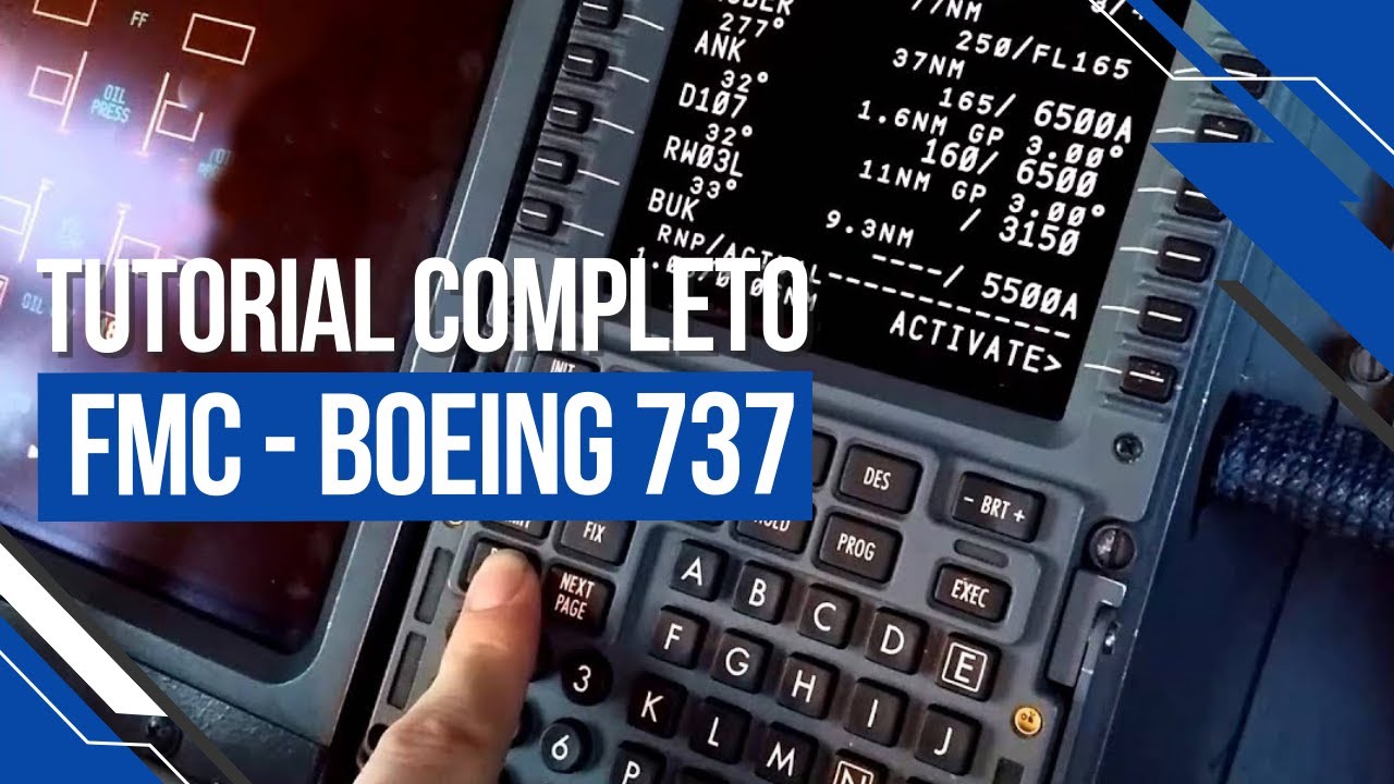Piloto Real - Como Programar o FMC do Boeing 737 - YouTube