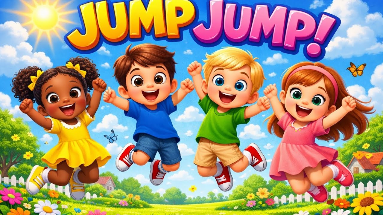 Jump Jump Song! 🎵 Fun Exercise & Dance for Kids | Nursery Rhymes - YouTube