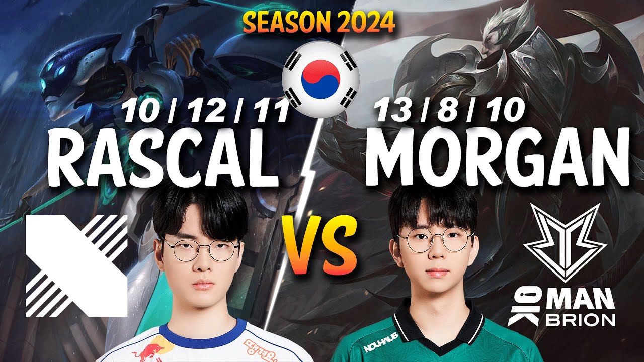 DRX Rascal vs BRO Morgan - Rascal CAMILLE vs Morgan DARIUS Top - Patch ...