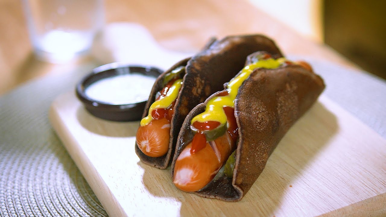 아이들이 좋아하는 초코핫케익 핫도그! | Chocolate Hot Dog - YouTube