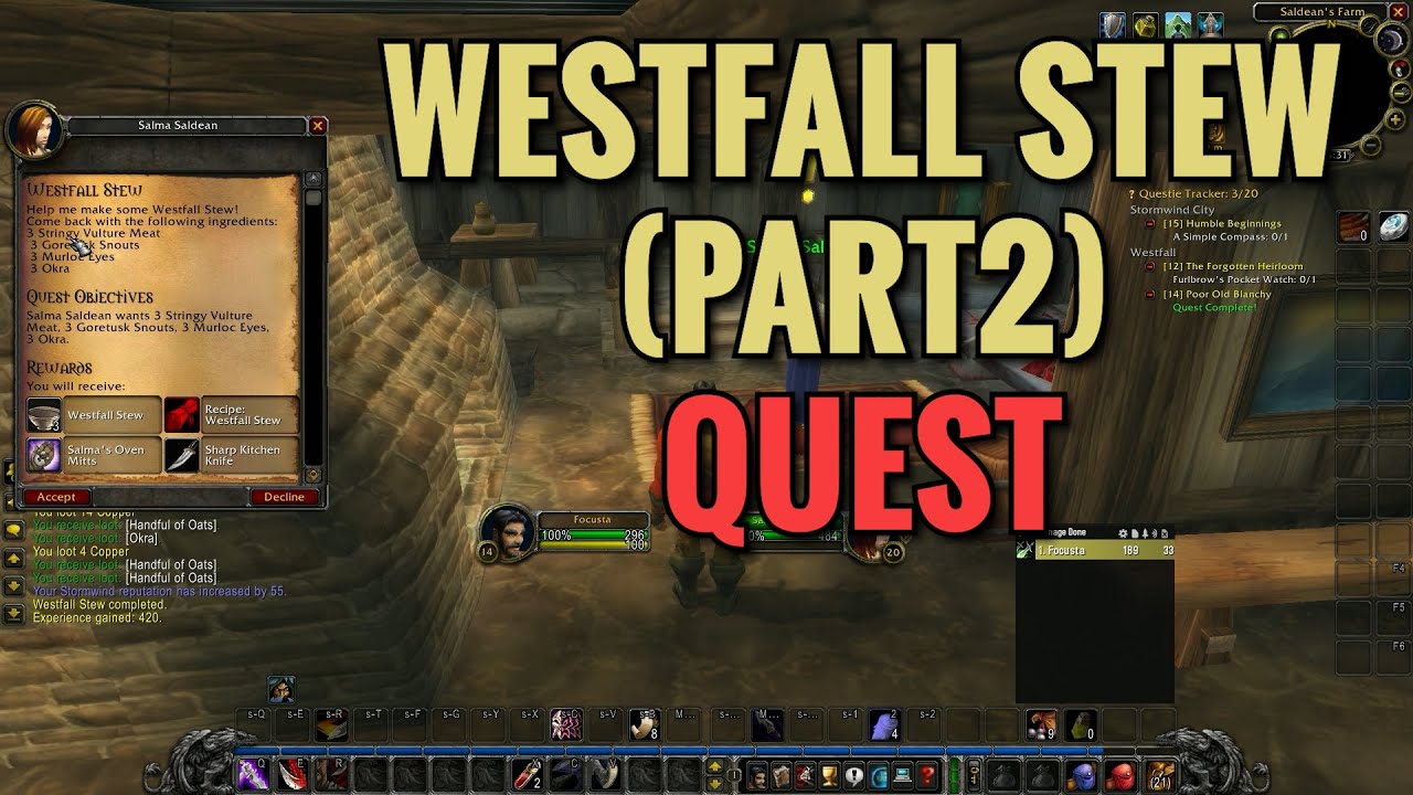 Westfall Stew Quest (Part 2) (WoW Classic) - YouTube