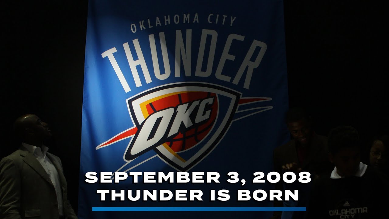 15 Years Ago: Thunder is Born | Relive the Day the OKC Thunder Logo Was ...