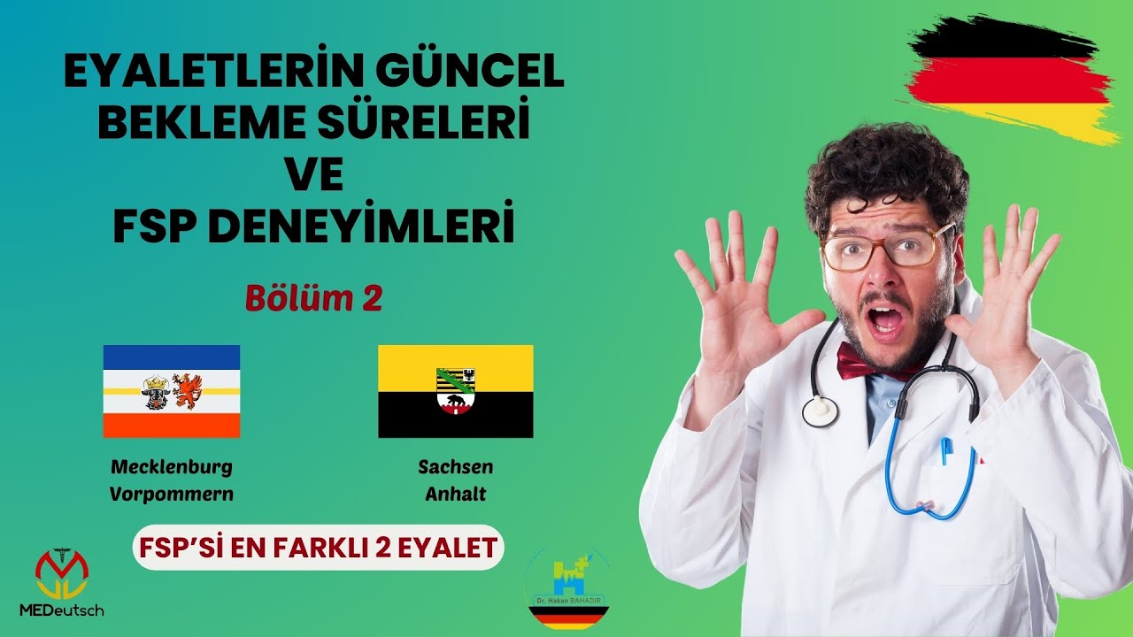 Almanya'da Doktorluk - Mecklenburg Vorpommern ve Sachsen Anhalt FSP ...