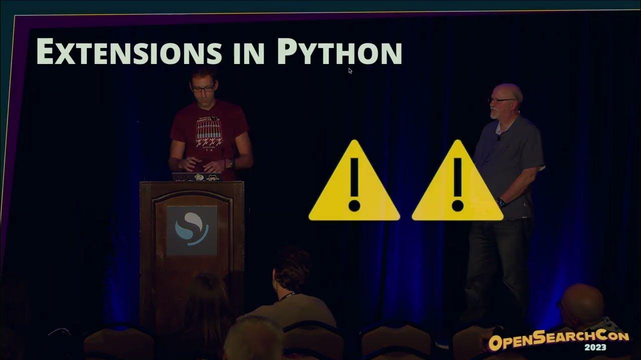 Daniel (dB.) Doubrovkine & Dan Widdis - Writing OpenSearch Extensions in Python - YouTube