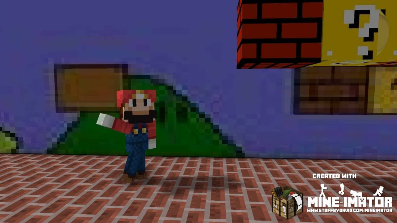Mine Imator mario mini scene - YouTube