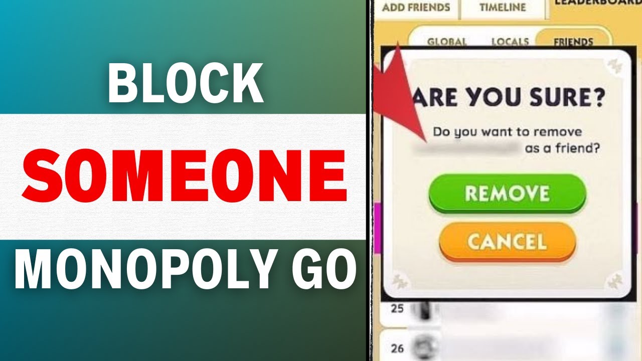 How To Block Someone On Monopoly Go (EASY) - YouTube