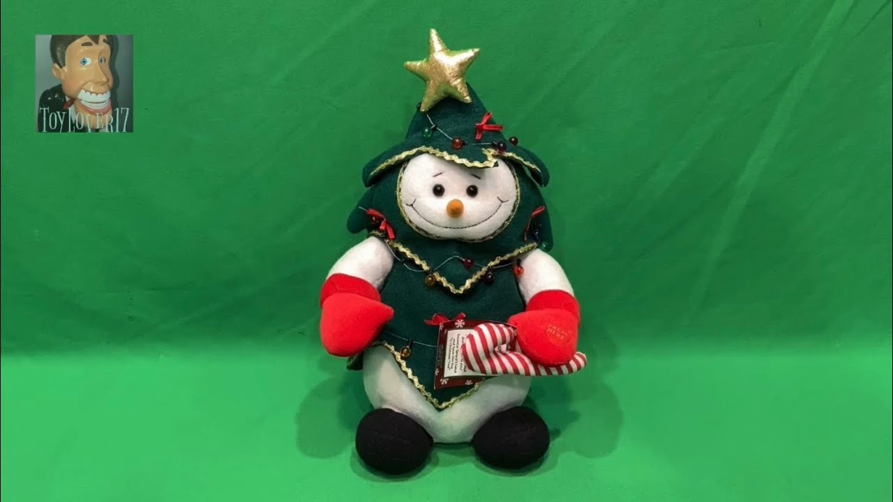 Ganz Spruce the Singing Snowman - “O Christmas Tree” - YouTube