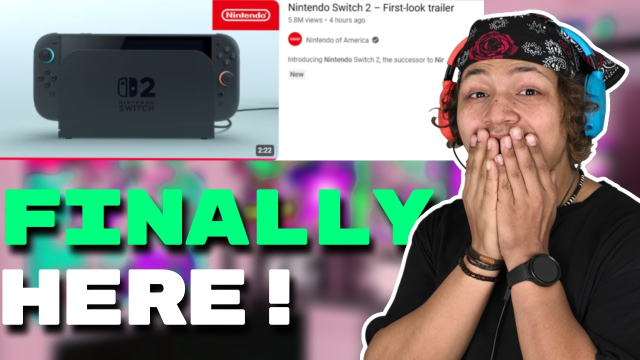 SWITCH 2 OFFICIAL REACTION - YouTube