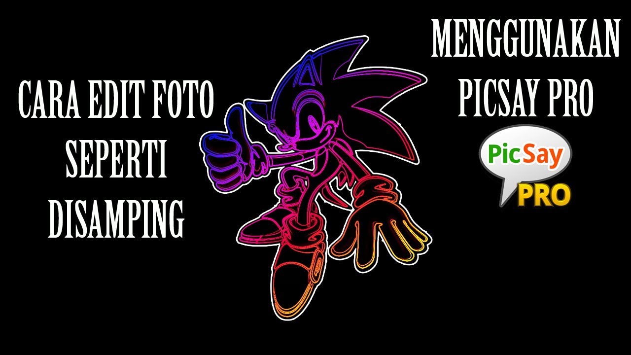 TREND!! Tutorial Line Art Berwarna di Picsay Pro - YouTube