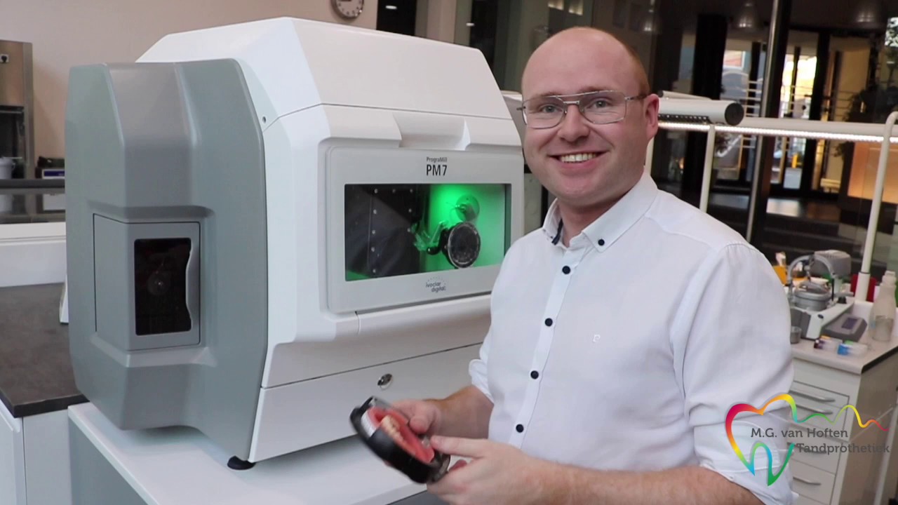 Digital Denture with Ivoclar PM7 and 3shape - YouTube