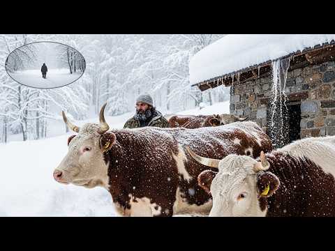 Alone Against the Mountain: Surviving a Brutal Snowstorm in a Remote Village
