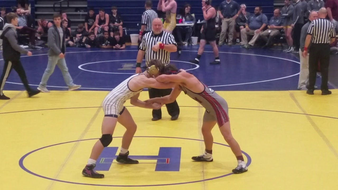 Hedgesville Duals: Jared Barnhart vs Spring Mills - YouTube