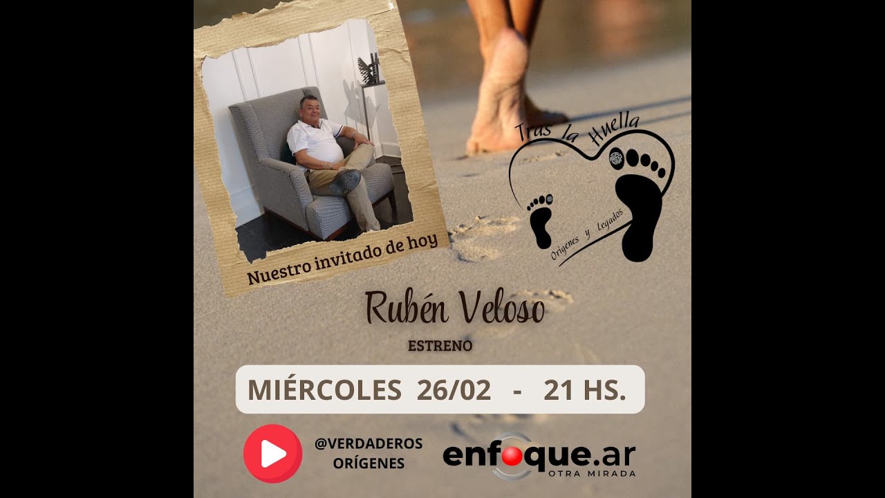 🌟 TRAS LA HUELLA – Rubén Veloso – Un compromiso de vida con la ...