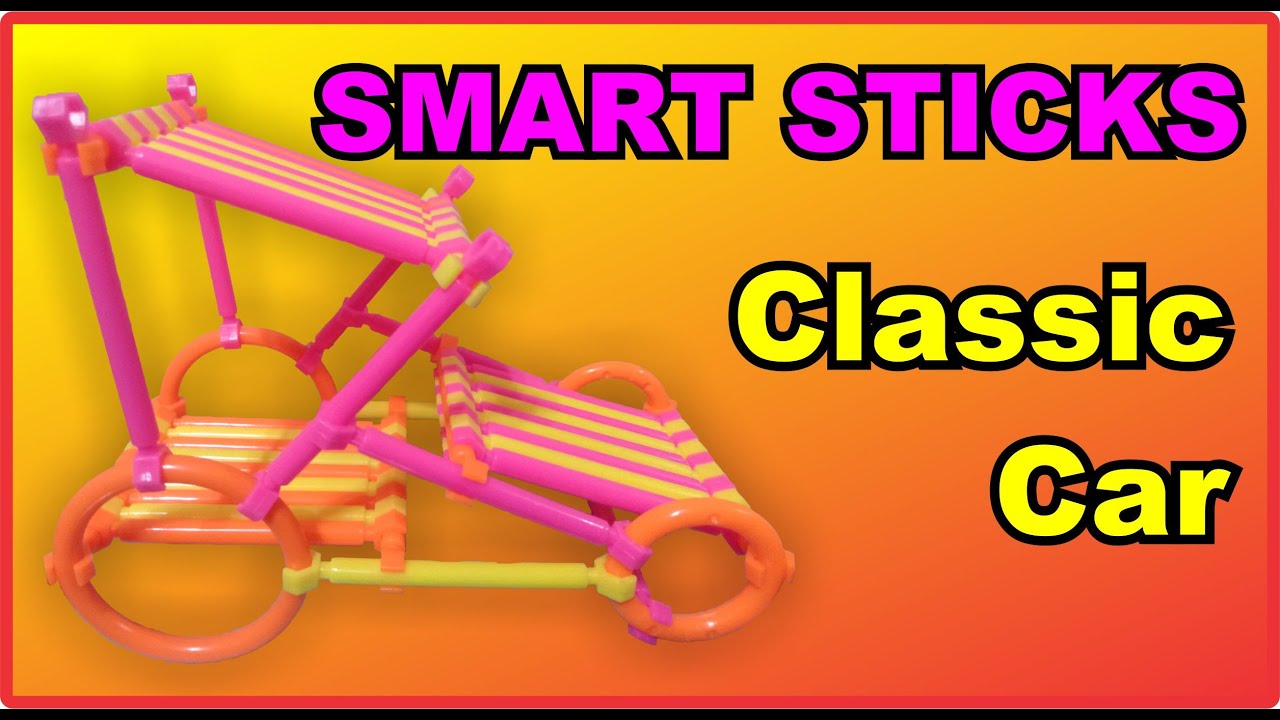 Tutorial smart sticks - TOY FOR KIDS - Cara Buat Classic Car - YouTube