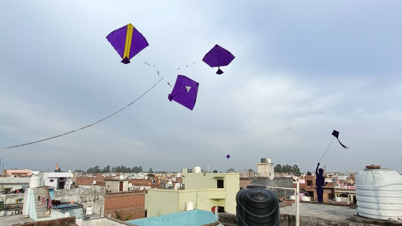 How to catch kite & kite Fighting | kite catching | Kite Looting video ...