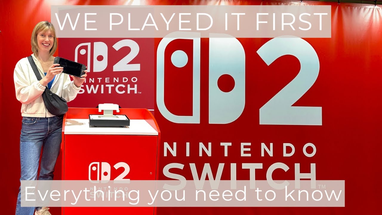 NINTENDO SWITCH 2 Reveal Event at Excel London 2025: Hands-On Demos ...