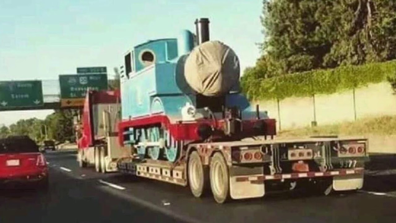 optimus prime kidnapped thomas the tank engine - YouTube