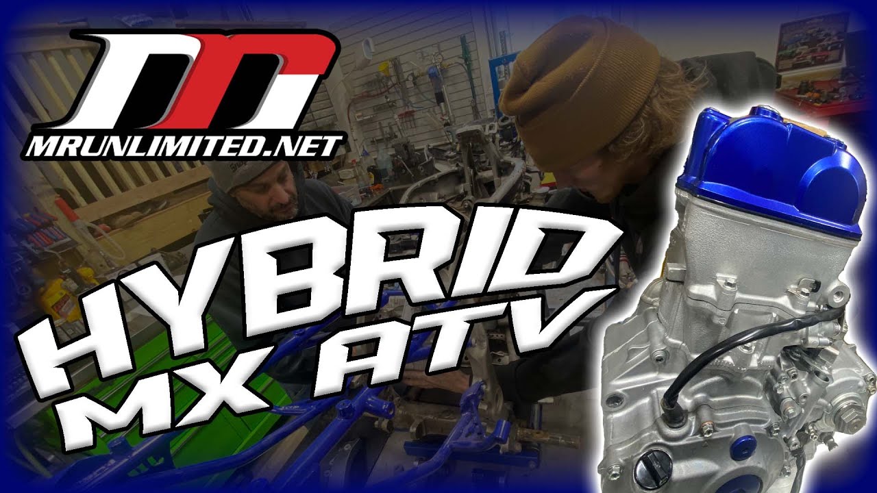 HYBRID Project: Dirtbike engine in ATV! - YouTube