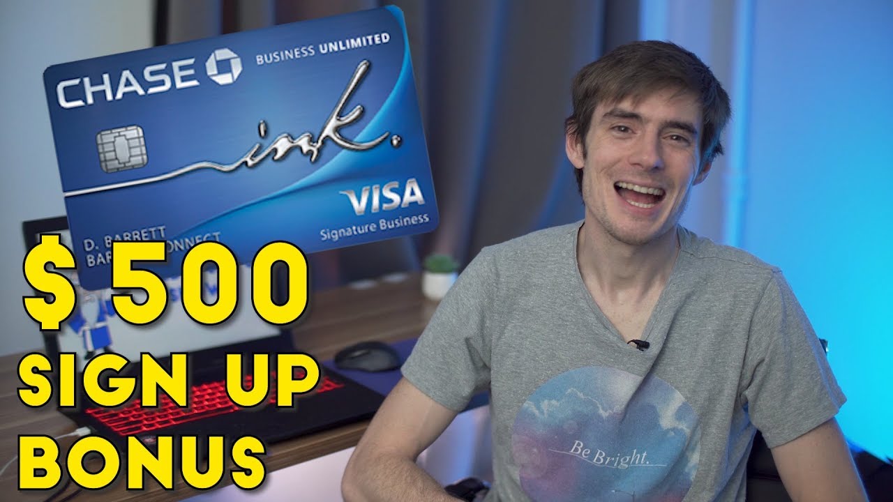 Chase Releases New INK UNLIMITED CARD with $500 BONUS - YouTube