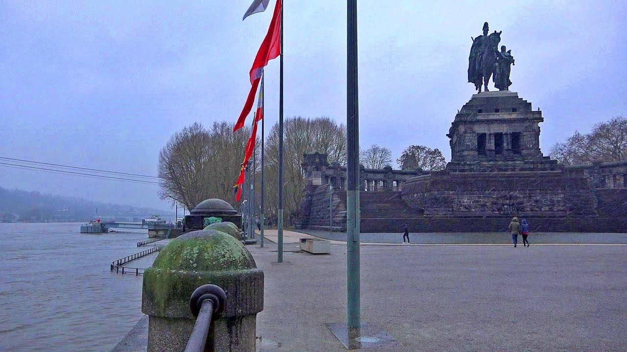 Rhein Hochwasser- der Pegelstand steigt 30.01.2021 - YouTube