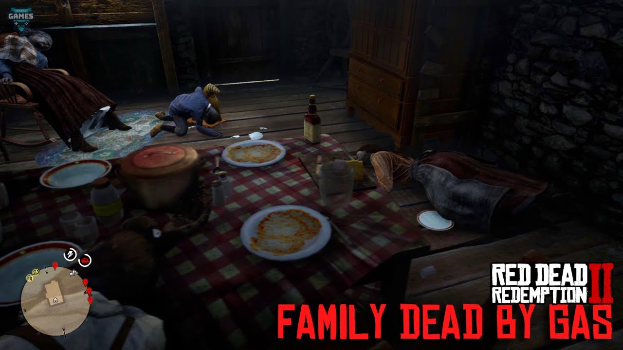 Red Dead Redemption 2 Easter Egg - Family Dead By Gas - Osman Grove ...