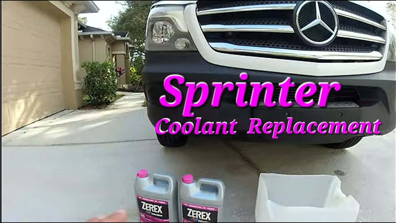 Replacing Radiator Coolant Fluid on a Mercedes Sprinter 3.0 L Turbo V6 ...