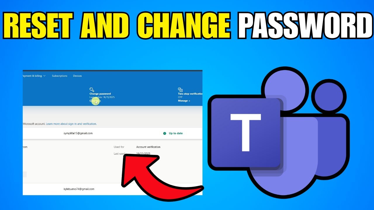 How To Reset And Change Password On Microsoft Teams (Step By Step Guide ...