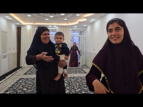 Farzaneh went to her family, Khorshid and Jamshid.