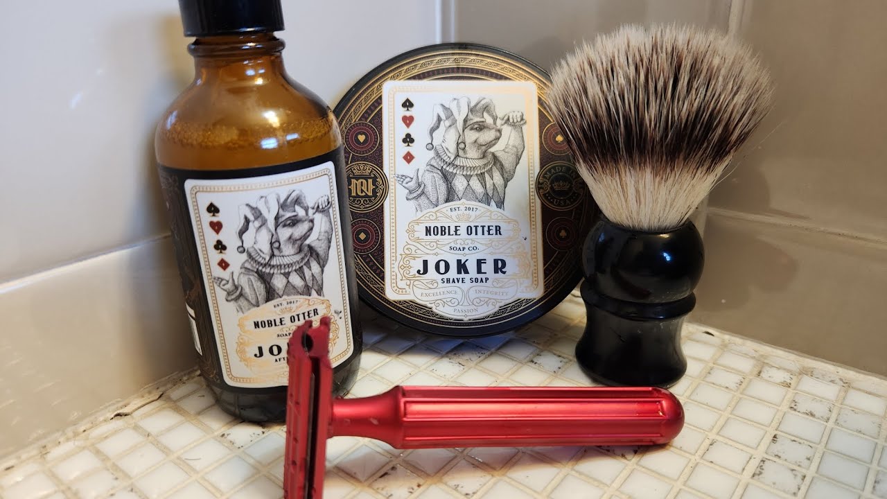 Joker Shaving Soap and Aftershave by Noble Otter ~ Aviation94 - YouTube