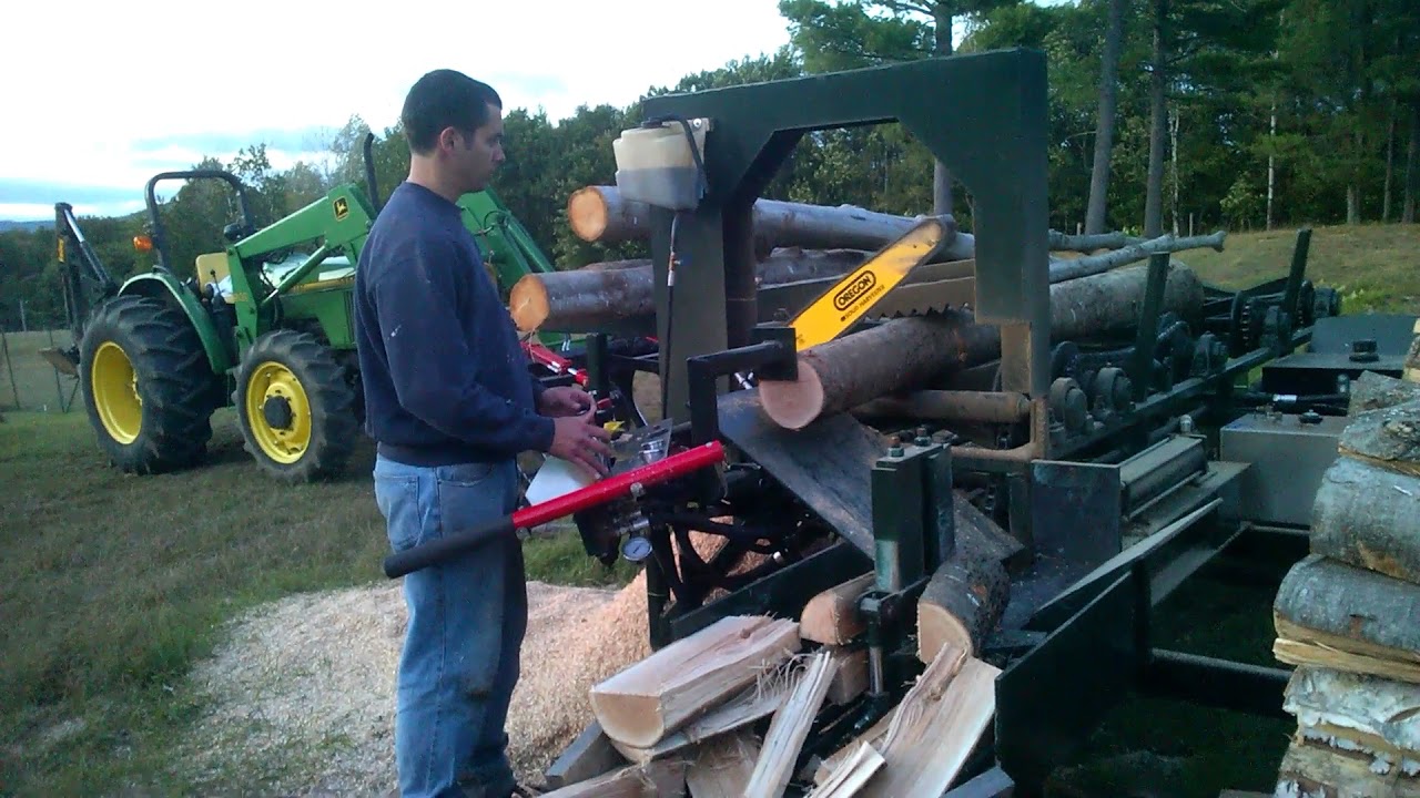 Firewood Processor - YouTube