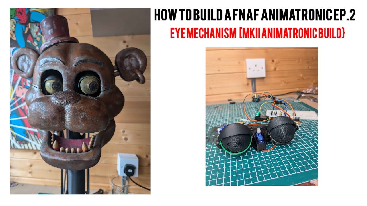 How To Build a FNAF Animatronic ep.2 - Making Eye Lids! [MKII ...