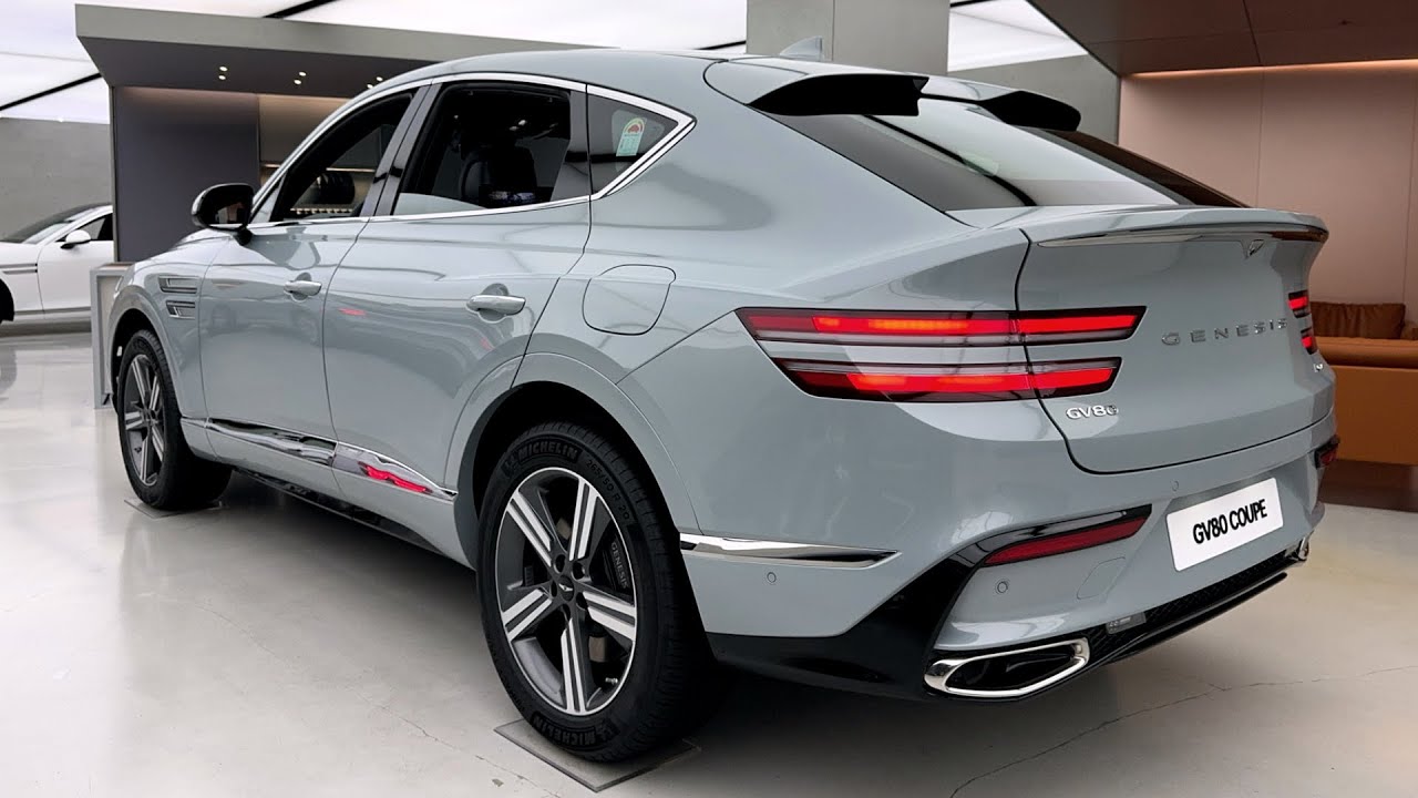 [4K] 2025 Genesis GV80 Coupe "Bering Blue / Ultra Marine Blue ...