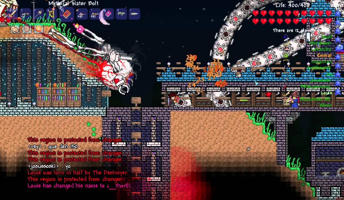 Terraria All Bosses - Custom Weapon: Ice Bolt - YouTube