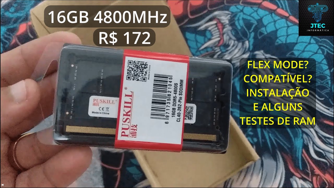 UPGRADE de memória RAM para 24GB | instalação, FLEX MODE ...