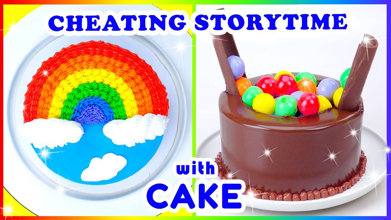 CHEATING STORYTIME 😱 Top 5+ The Most Rainbow Jelly Cake Decorating 🌈 ...