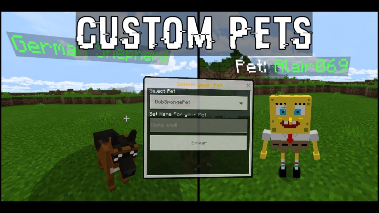 [SALE] CUSTOM PETS PLUGIN FOR POCKETMINE 1.14 / 1.16 - YouTube