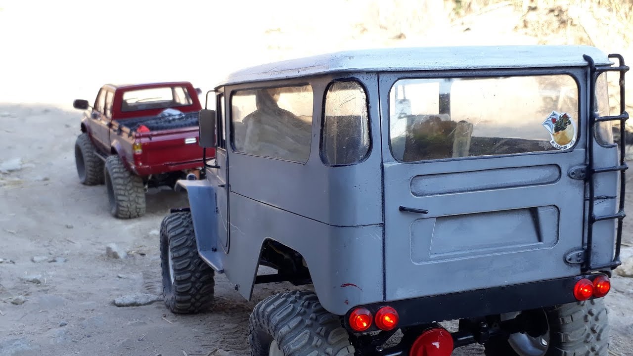 RC Toyota Land Cruiser e RC4WD Trail finder LWB - YouTube