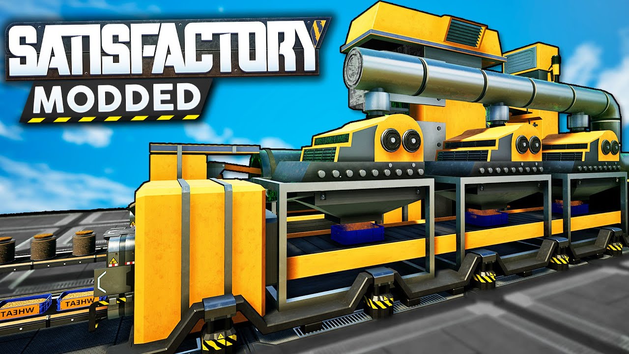 MASSIVE Industrial Farming Update! - Satisfactory Modded Let's Play Ep ...