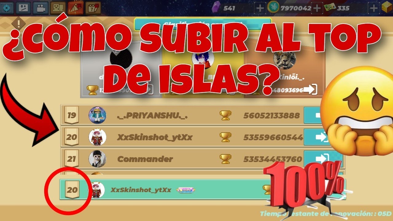 ¿COMO SUBIR AL TOP DE ISLAS EN SKYBLOCK?🏆😎😲👋|Blockmango - YouTube