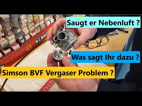 Simson - Vergaser Nebenluft an Gas - Schieberkappe ? Wie seht Ihr dieses Problem ?