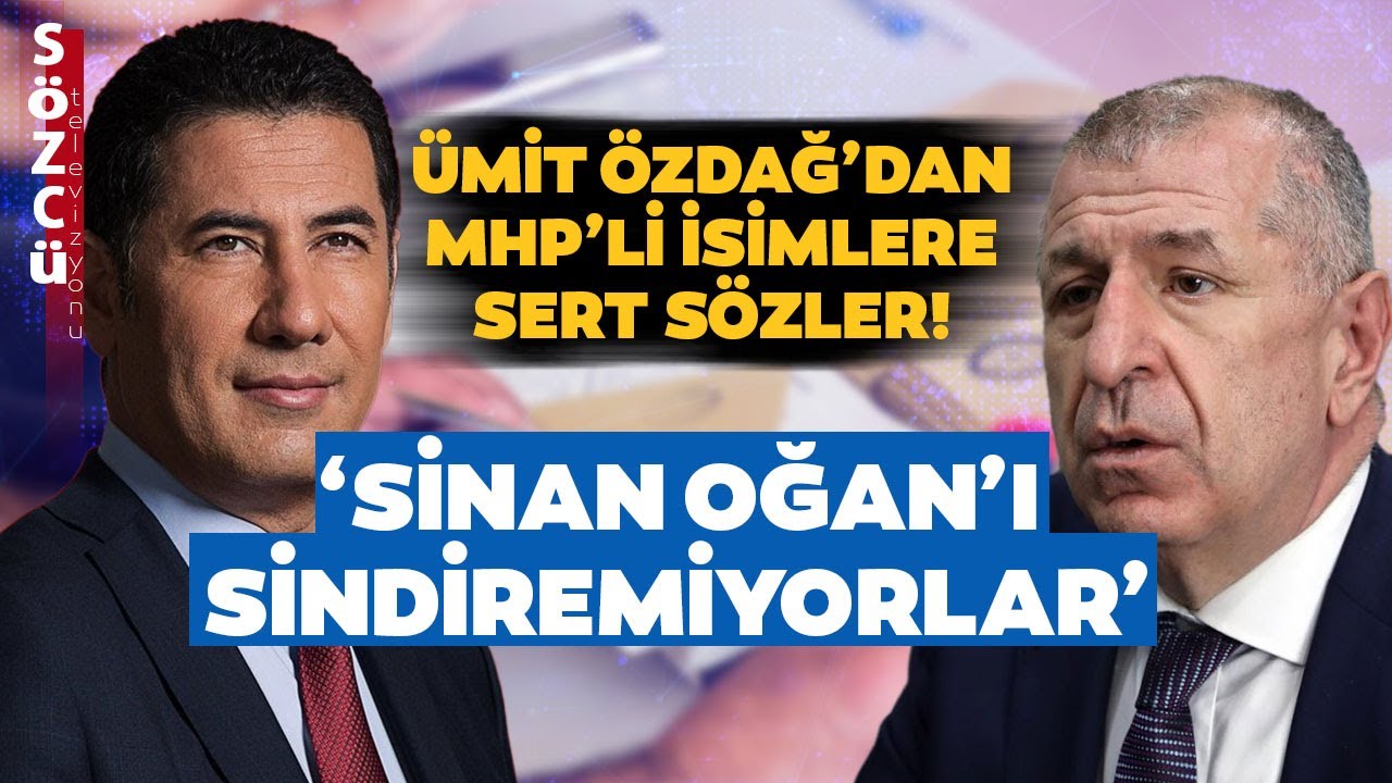 Ümit Özdağ'dan MHP'li İsimlere Çok Sert Sözler! ‘Bu Tepkiyi HÜDA PAR’a ...