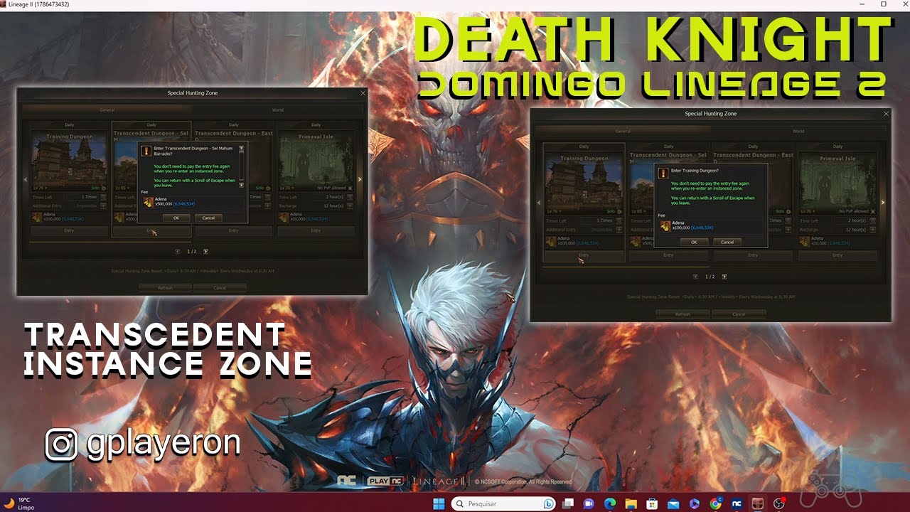 🔴DEATH KNIGHT #instance #zone #lineage #lineage2 #lineage2stream # ...